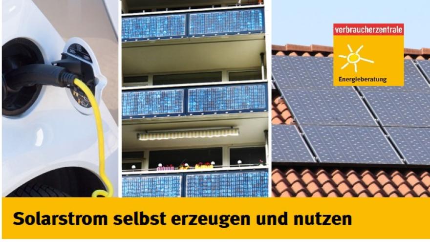 Beratungsaktion: Solarstrom selbst erzeugen und nutzen | Verbraucherzentrale Rheinland-Pfalz
